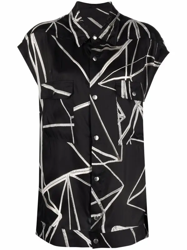 Rick Owens Graphic-print Overshirt
