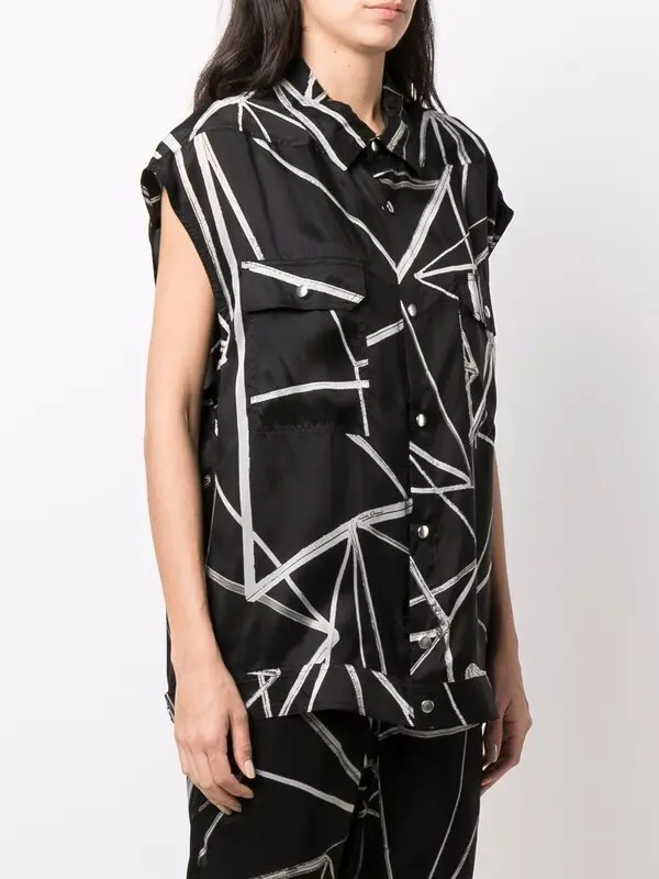 Rick Owens Graphic-print Overshirt