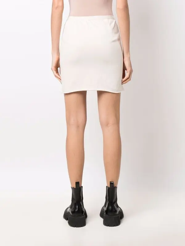Rick Owens Front-slit Mini Skirt
