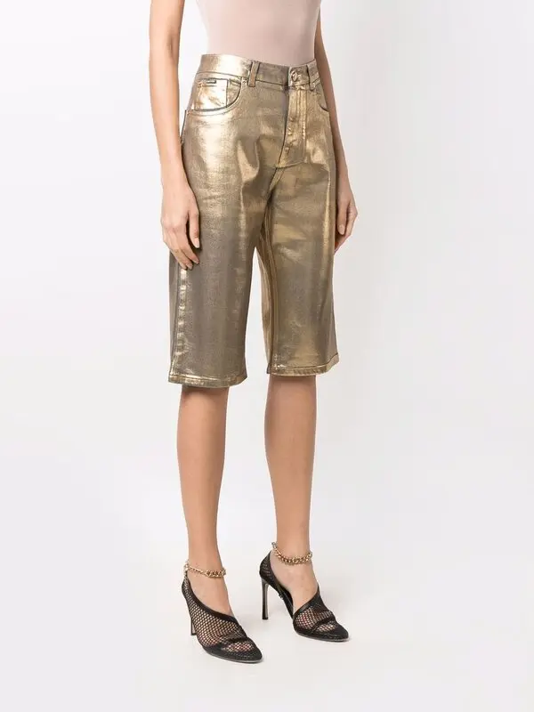 TOM FORD Metallic Knee-length Shorts