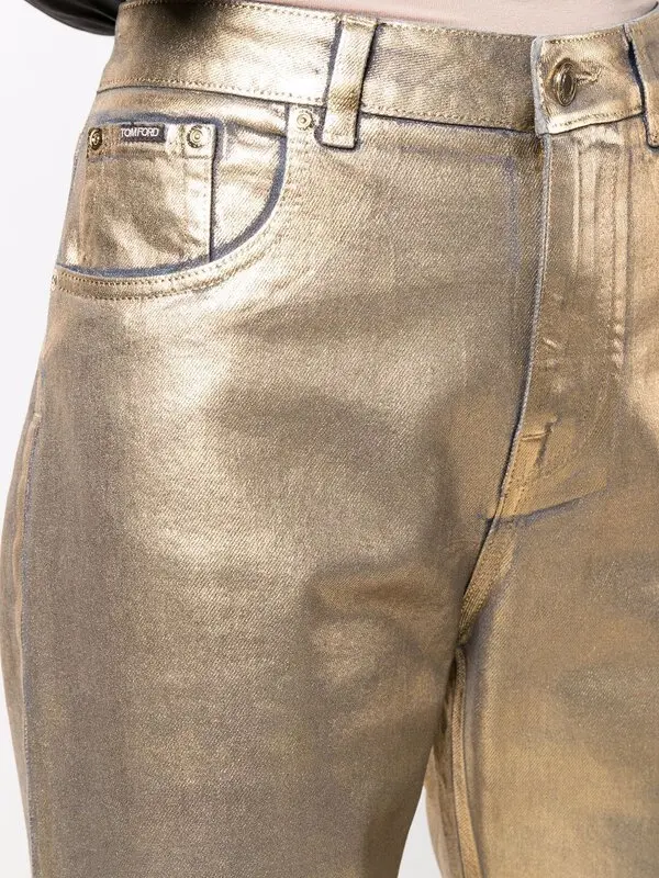 TOM FORD Metallic Knee-length Shorts