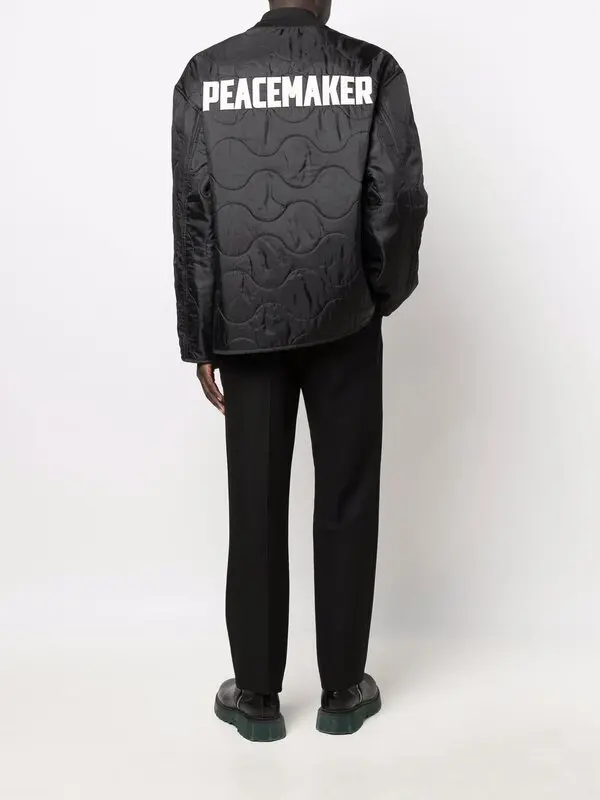 OAMC Peacemaker Print Quilted Jacket