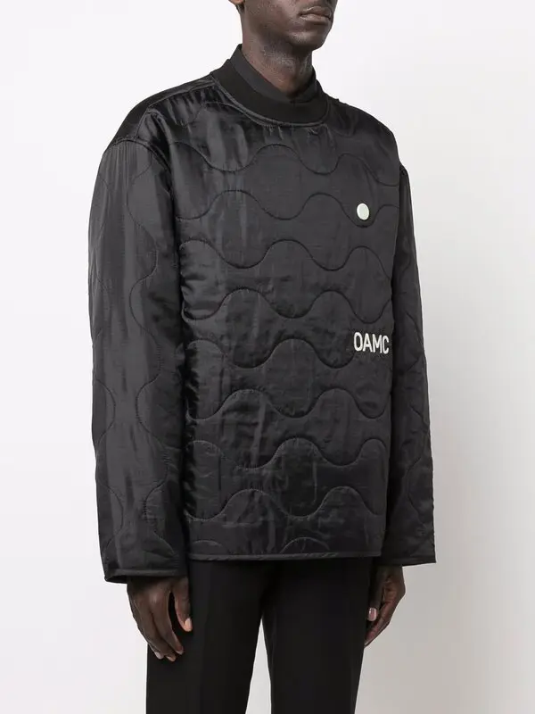 OAMC Peacemaker Print Quilted Jacket