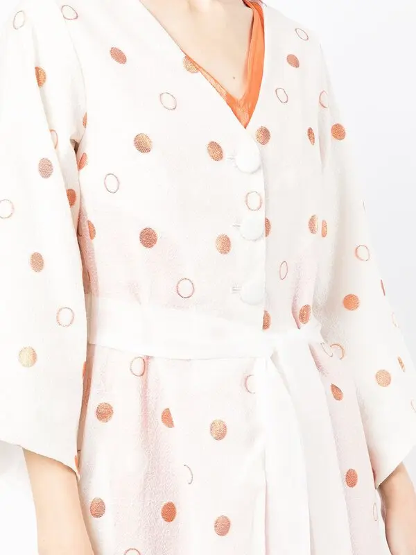BARUNI Polka-dot Pattern Kaftan