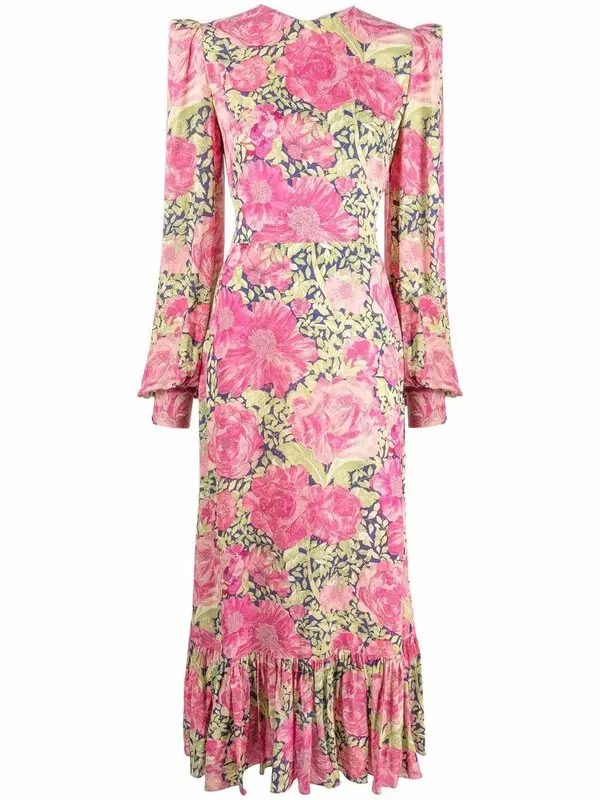 The Vampire'S Wife The Villanelle Dress - Pink | Editorialist