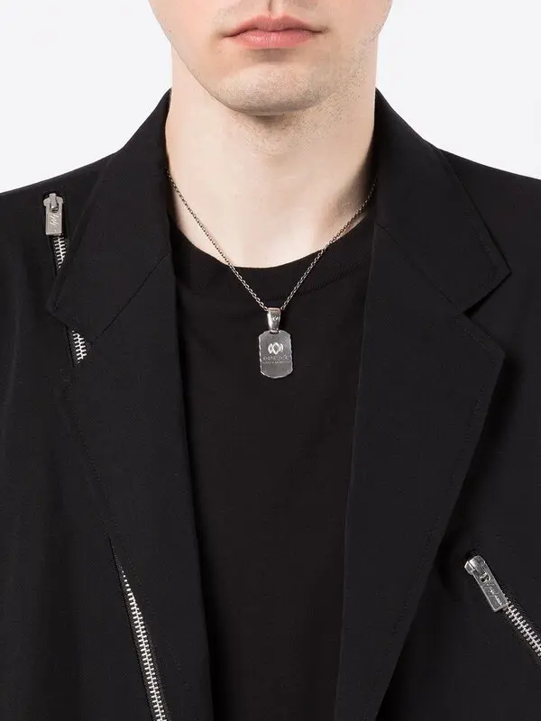 Yohji Yamamoto Gothic Pendant Necklace In Silver - 45% Off