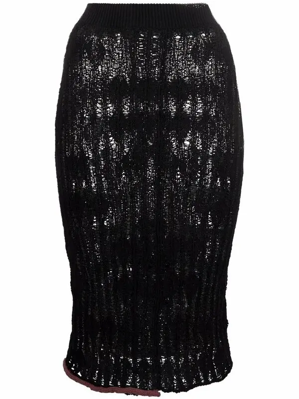 Acne Studios Ladder-knit Skirt