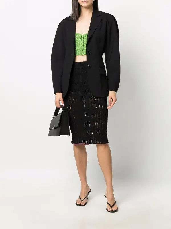 Acne Studios Ladder-knit Skirt