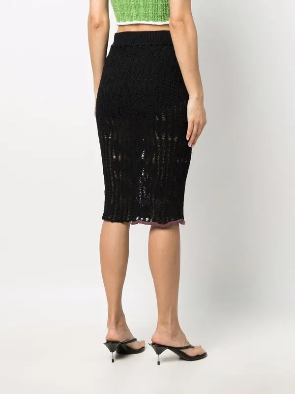 Acne Studios Ladder-knit Skirt