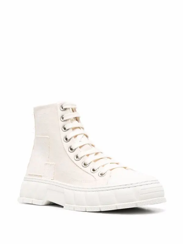 VIRON Patch-detail High-top Sneakers - Neutrals
