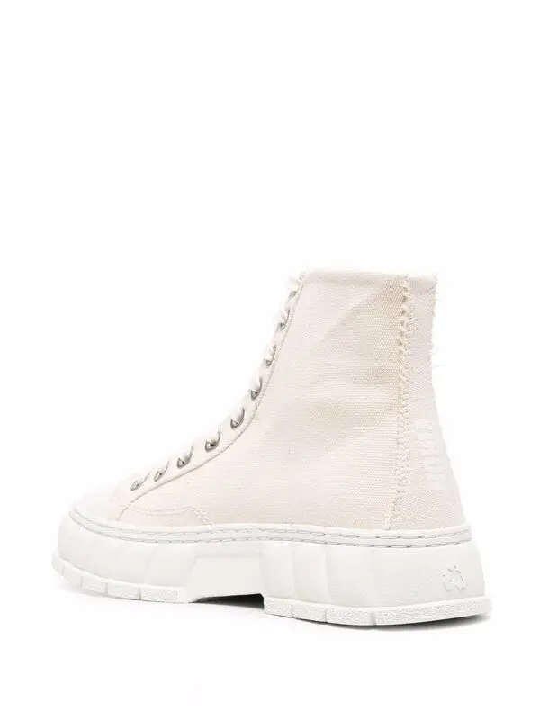 VIRON Patch-detail High-top Sneakers - Neutrals