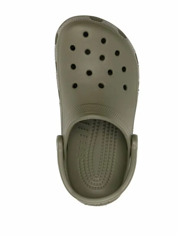 CROCS Classic Embossed Logo Clogs - Green