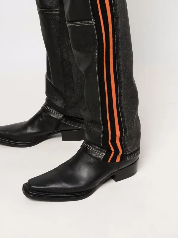 DIESEL® Straight-leg Biker Trousers