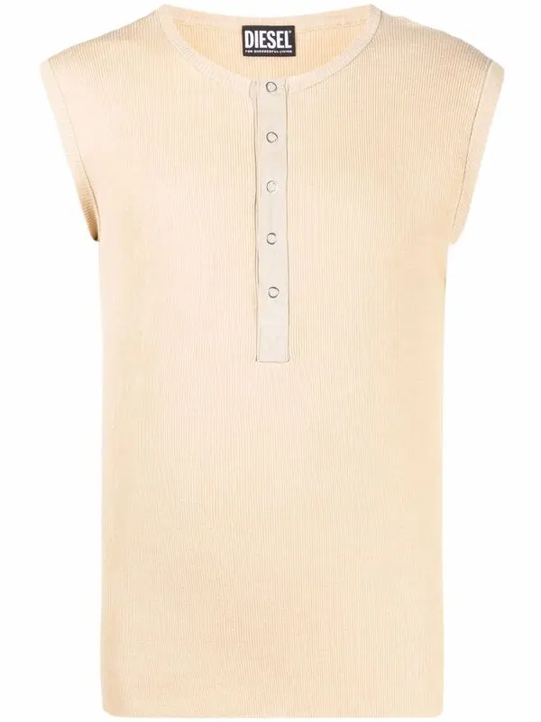 DIESEL® Sleeveless Fitted T-shirt