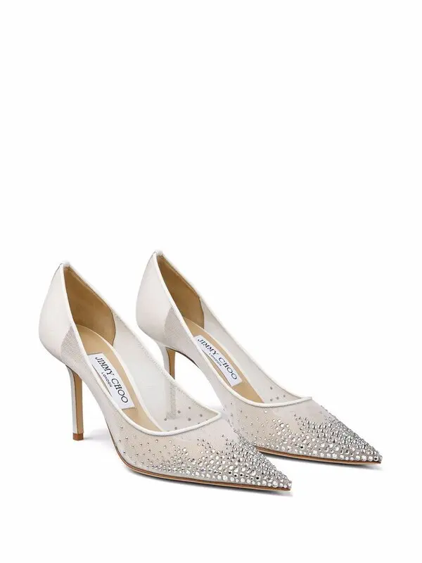 JIMMY CHOO Love Crystal-embellished Pumps