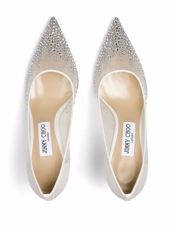 Jimmy Choo Love 85mm Pumps White Editorialist