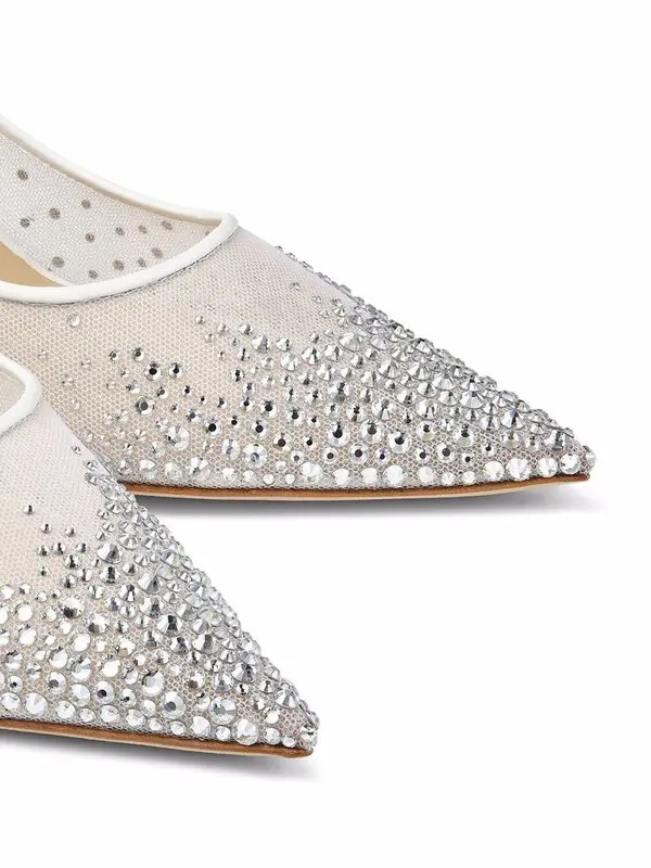 JIMMY CHOO Love Crystal-embellished Pumps
