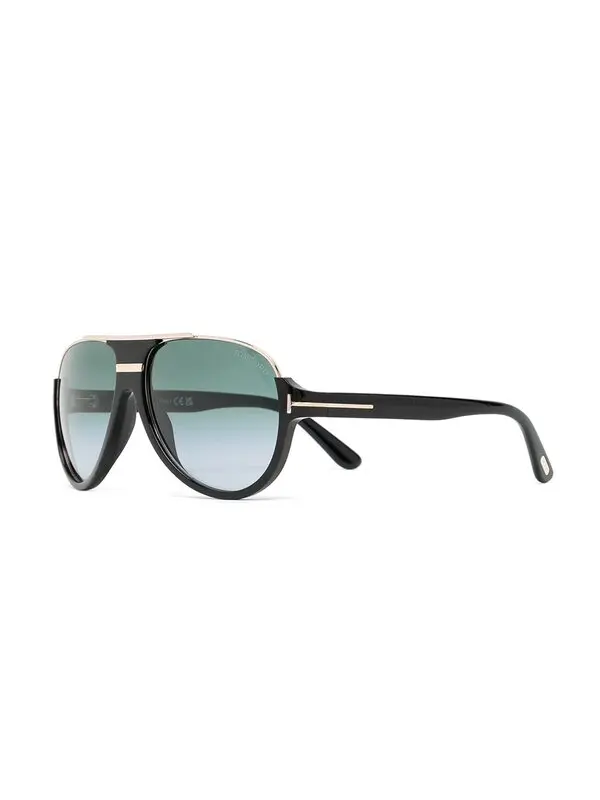 TOM FORD Pilot-frame Sunglasses - Black