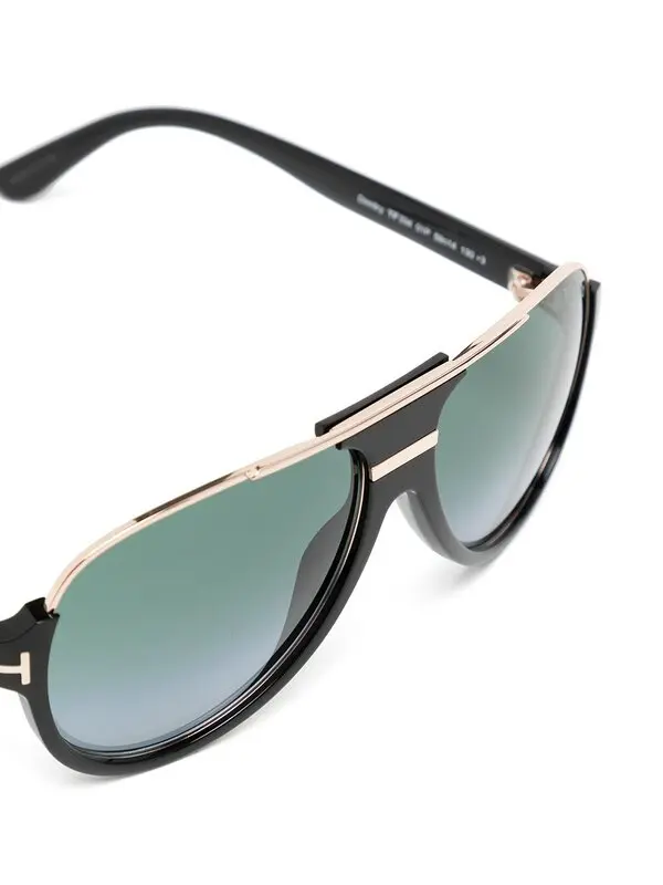TOM FORD Pilot-frame Sunglasses - Black