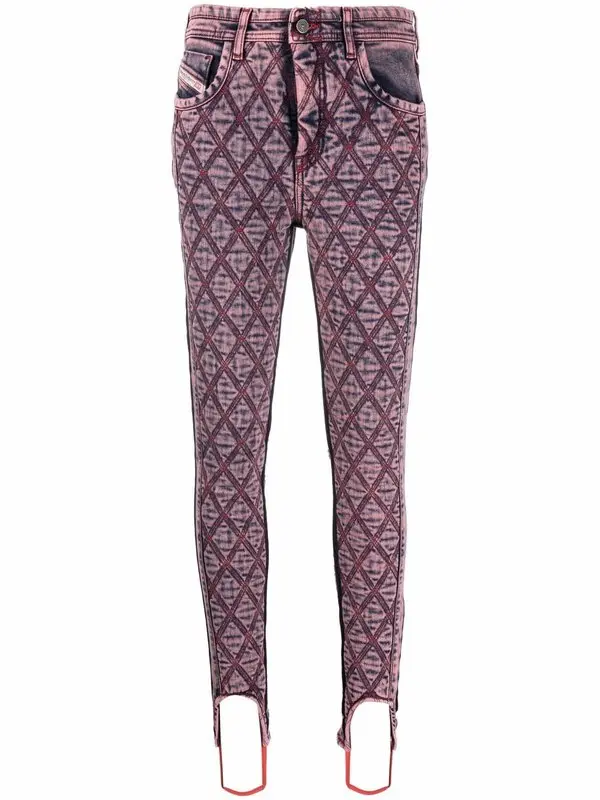 DIESEL® Super-skinny Quilted Jeans