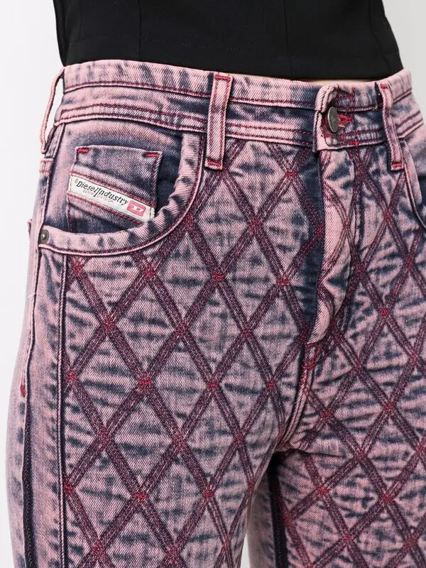 DIESEL® Super-skinny Quilted Jeans