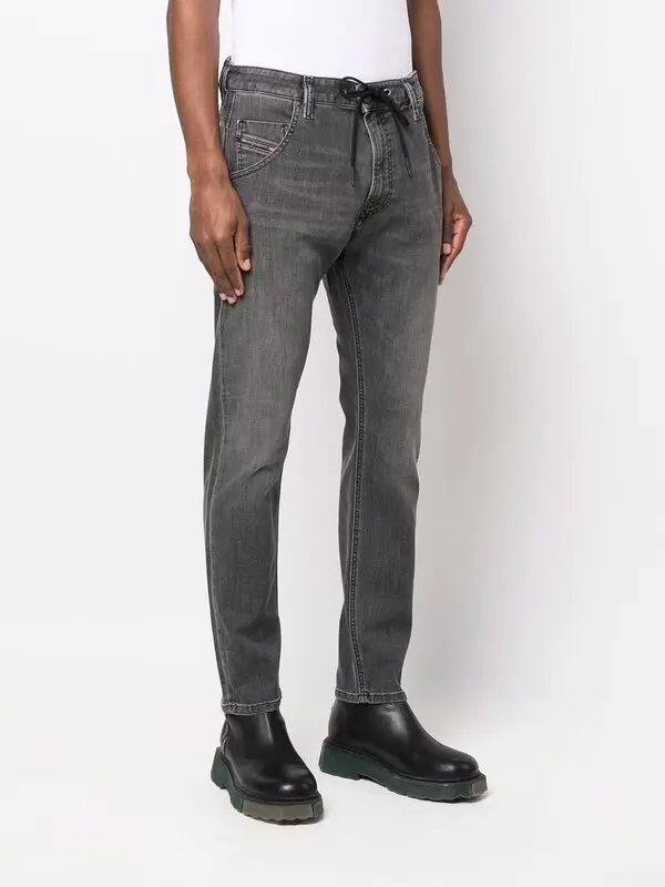 DIESEL® Drawstring-waist Tapered Jeans