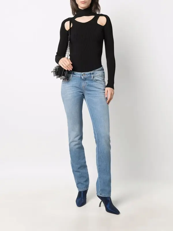 DIESEL® Straight-leg Low-rise Jeans