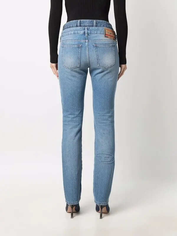DIESEL® Straight-leg Low-rise Jeans
