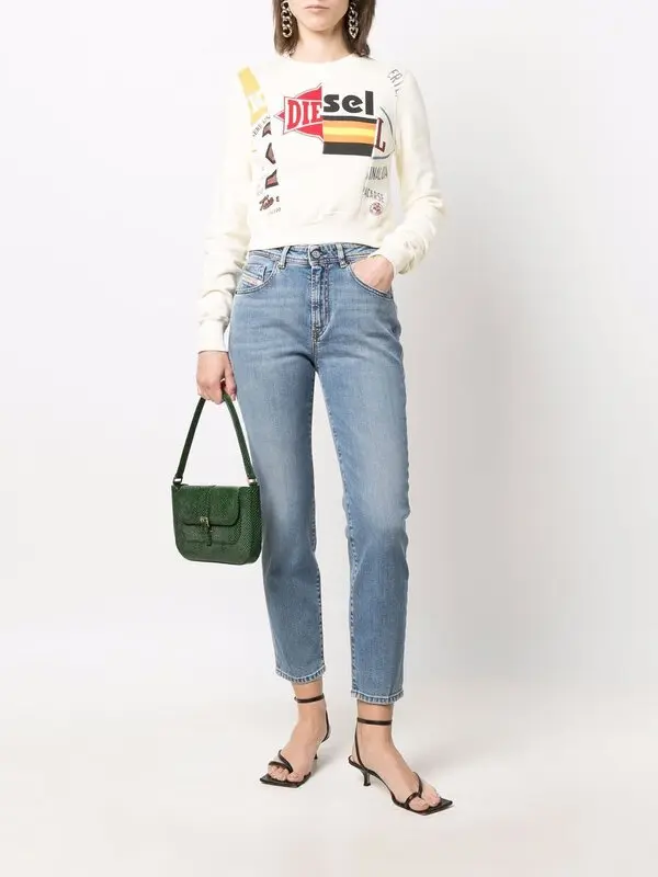 DIESEL® High-rise Slim-cut Jeans
