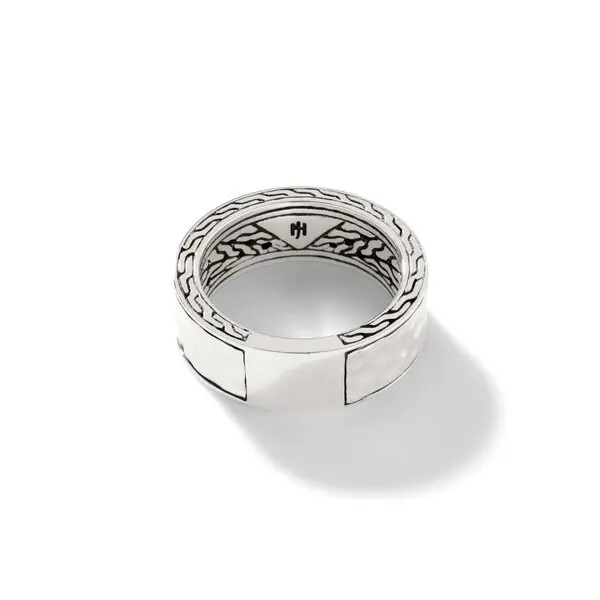 John Hardy Carved Chain Palu Band Ring