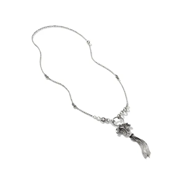 John Hardy Naga Necklace Pav