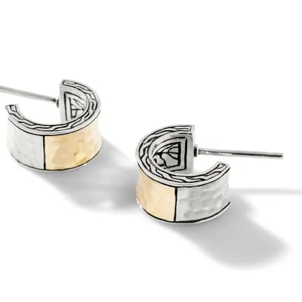 John Hardy Palu J Hoop Earrings