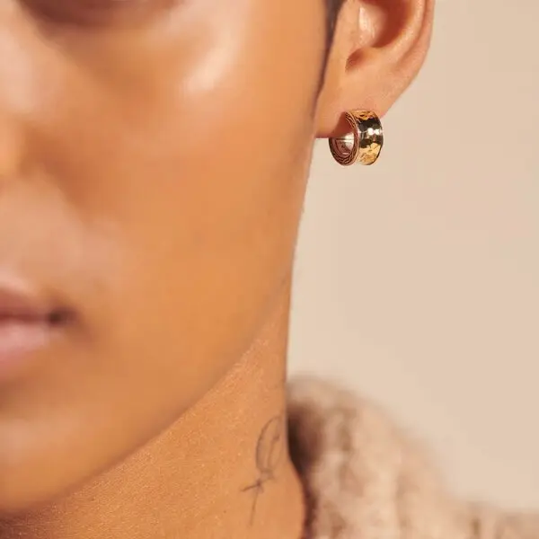 John Hardy Palu J Hoop Earrings