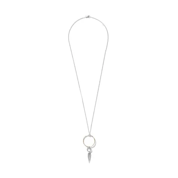 John Hardy Carved Chain Palu Necklace Gold