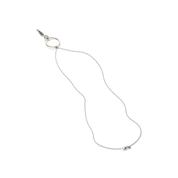 John Hardy Carved Chain Palu Necklace Gold