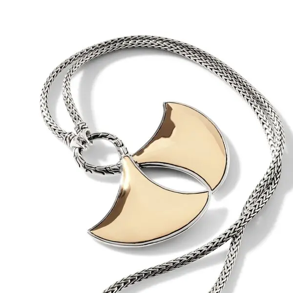 John Hardy Taka Amulet Keyring Necklace