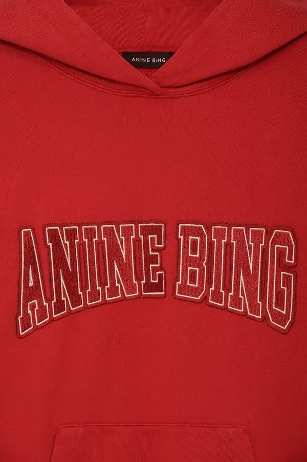 ANINE BING Harvey Sweatshirt - Tango Red