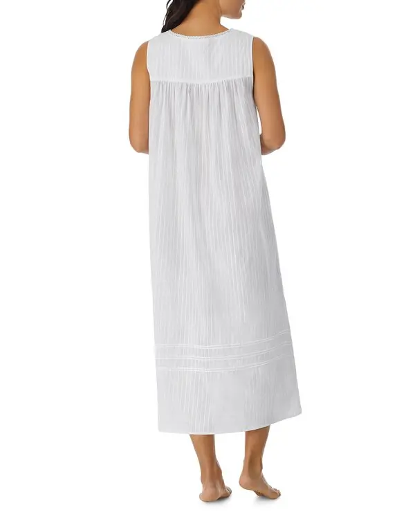 Eileen West Ballet Sleeveless Nightgown - White