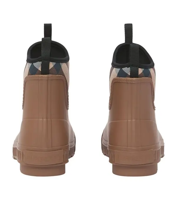 Burberry Check-panel Rain Boots