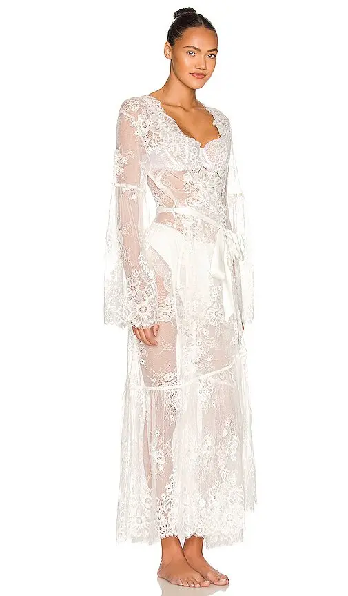 HOMEBODII Georgina Long Lace Robe