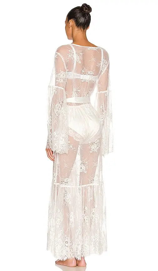 HOMEBODII Georgina Long Lace Robe