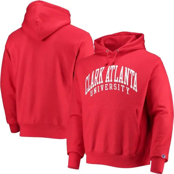Champion Clark Atlanta University Panthers Tall Arch Pullover Hoodie