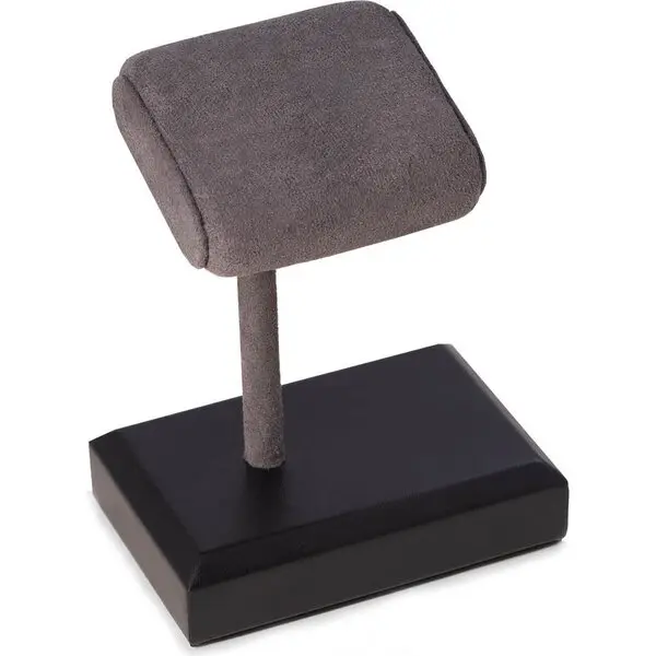 BEY-BERK Leather Watch Display Stand - Black