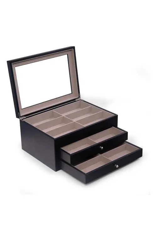 BEY-BERK Kelly 18-pair Glasses Storage Box