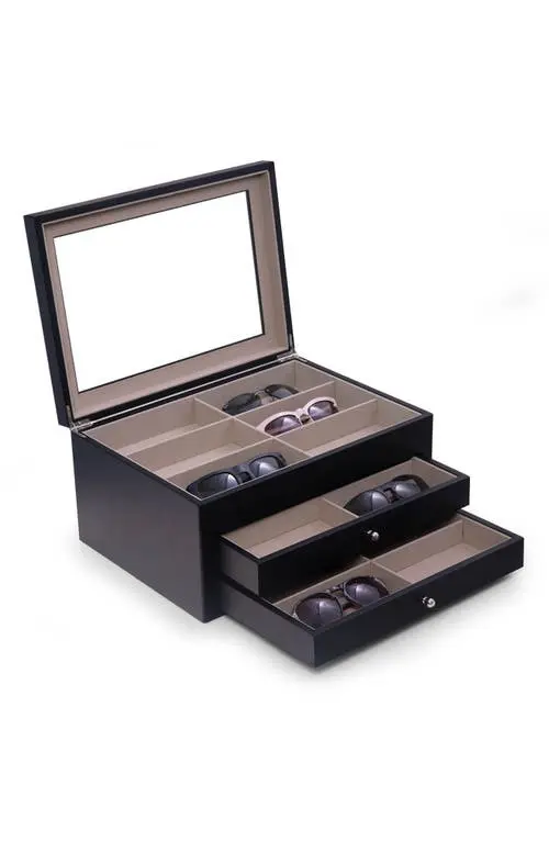 BEY-BERK Kelly 18-pair Glasses Storage Box