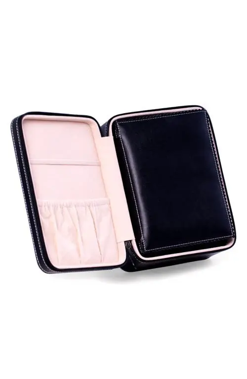 BEY-BERK Drake Leather Watch & Accessory Case