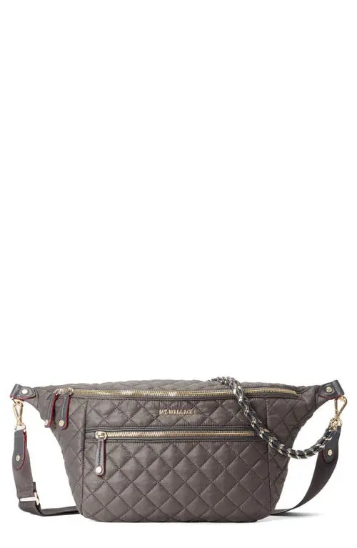 Mz Wallace Crossbody Belt Bag - Medium Grey