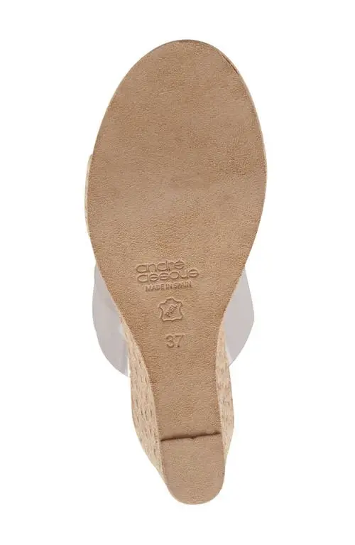 Andre Assous Espadrille Wedge Sandals - Beige