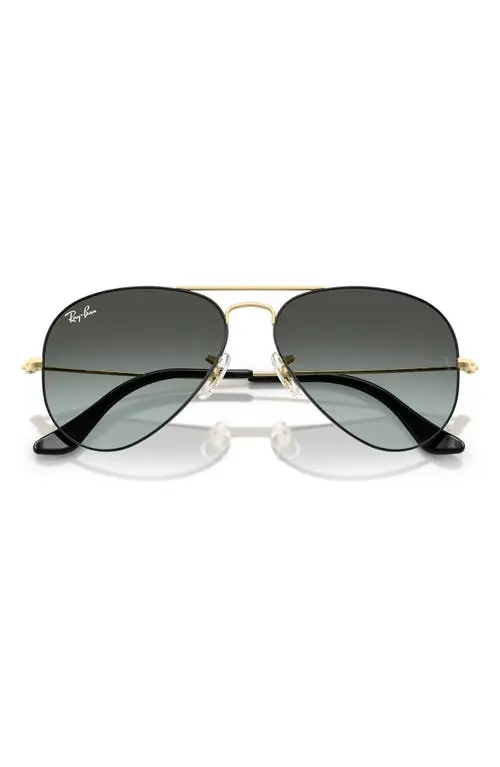 Ray-ban 58mm Gradient Aviator Sunglasses