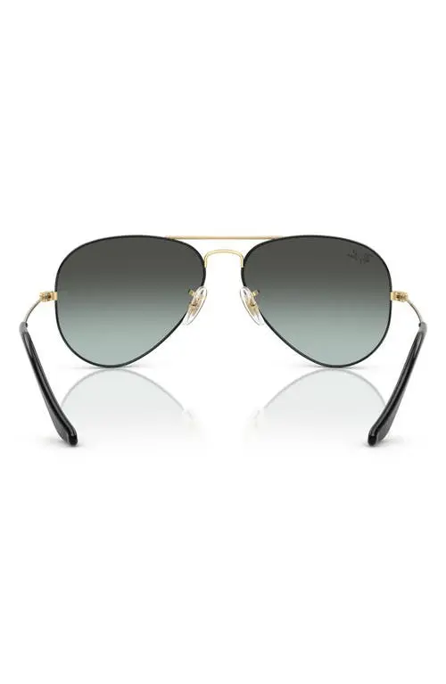 Ray-ban 58mm Gradient Aviator Sunglasses
